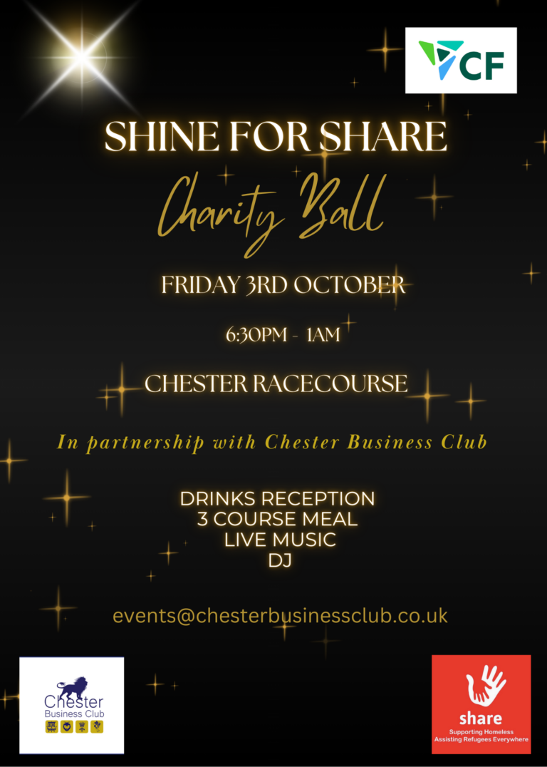 Shine for SHARE Charity Ball - Chester Business Club